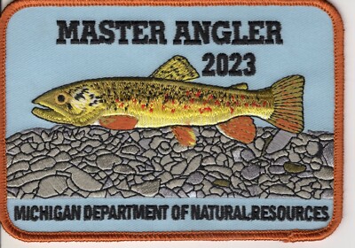2023 MICHIGAN DNR MASTER ANGLER FISH PATCH - MICHIGAN DEER-BEAR-TURKEY ...