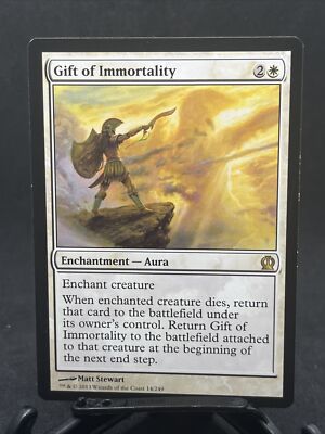 MTG Gift of Immortality Theros 14/249 Regular Rare LP | eBay
