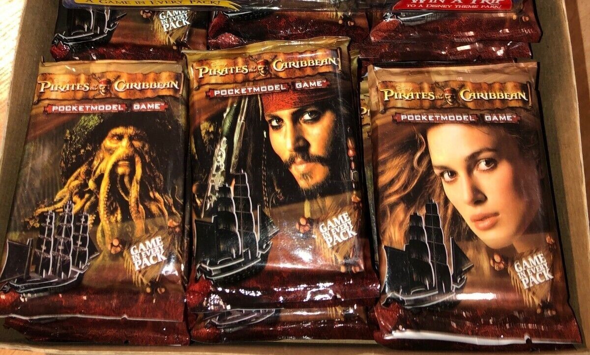 Wizkids Pirates of the Caribbean Boosters Game Pack Pocketmodel CSG x15 ...