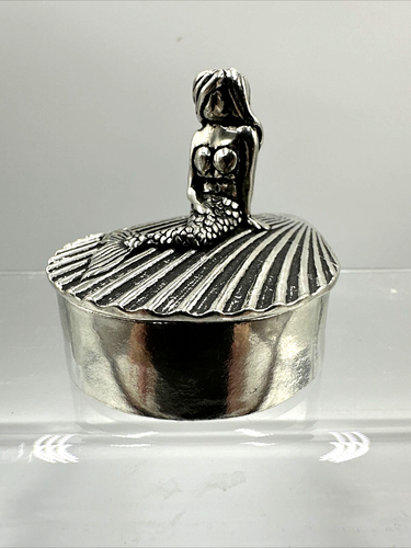 Basic Spirit Pewter Mermaid Jewelry Holder/Box | eBay
