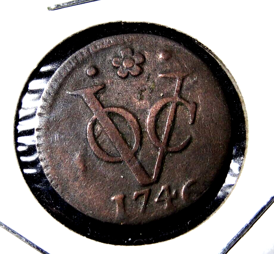 1746 Netherlands East Indies VOC One Duit Coin | eBay