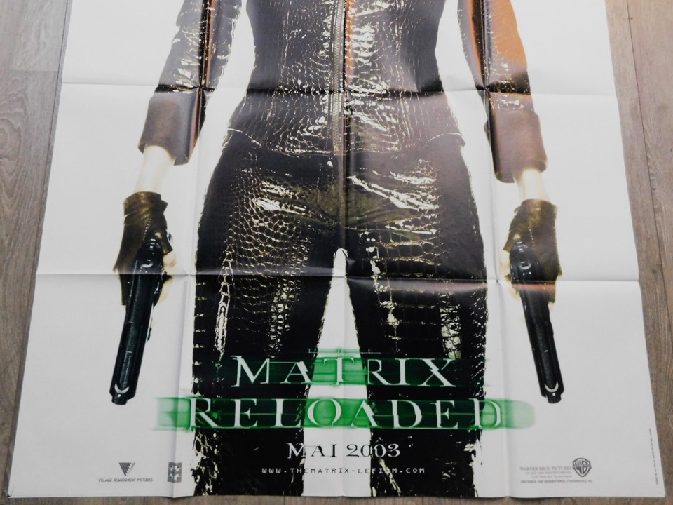 The Matrix Reloaded French Movie Poster Original 47"63 2003 Keanu ...