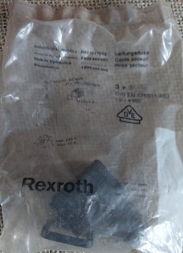 BOSCH REXROTH R901017012 Plug-In Connector 4P, Z14, M, SW, SPEZ | eBay
