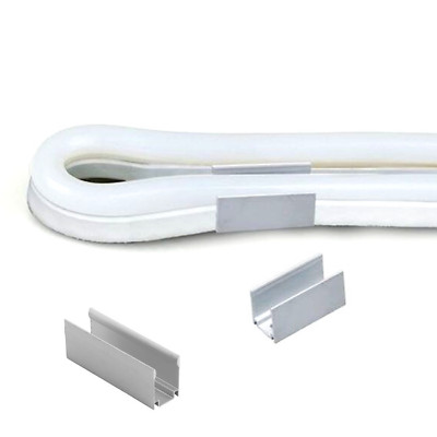 LED Neon Flex Tube Rope Light Connecting Clip RGB 8x16 Neon Flex ...