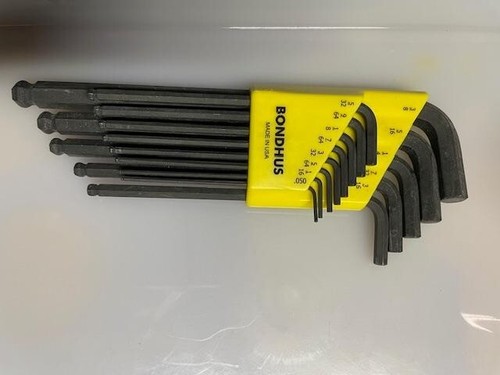 Bondhus 10937 Set of 13 Balldriver L-wrenches, sizes .050-3/8-Inch. | eBay