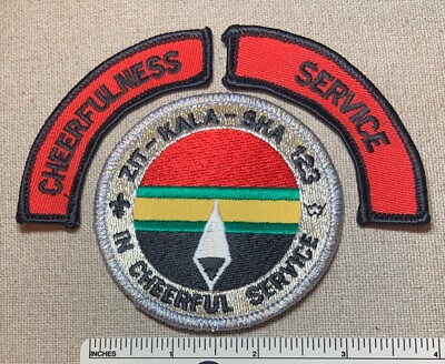 OA ZIT-KALA-SHA Lodge 123 Cheerful Service PATCH & Segments Boy Scout ...