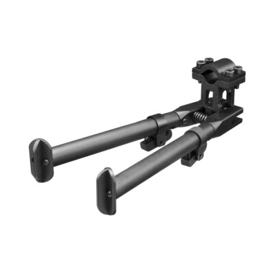 UNIVERSAL BARREL CLAMP ON BIPOD WITH ADJUSTABLE LEGS, ALUMINUM | eBay