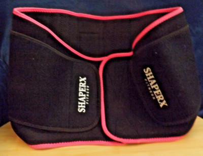 SHARPERX FITNESS WAIST ABDOMEN SUPPORT BELT SIZE L PINK TRIM | eBay ...