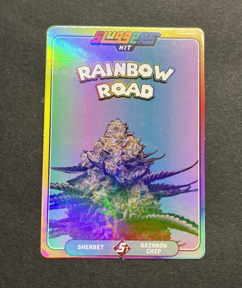 Sluggers Hit Rainbow Road Marijuana Cigarette Trading Card 420 Weed | eBay