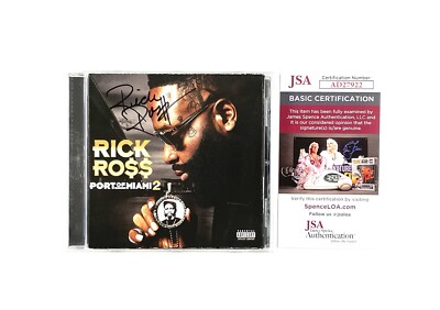 Rick Ross The Boss Rare Signed Autographed CD Port of Miami JSA COA Rap ...