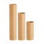 Brown Cardboard Tubes for Crafts, DIY Craft Paper Roll (3 Sizes, 36 ...