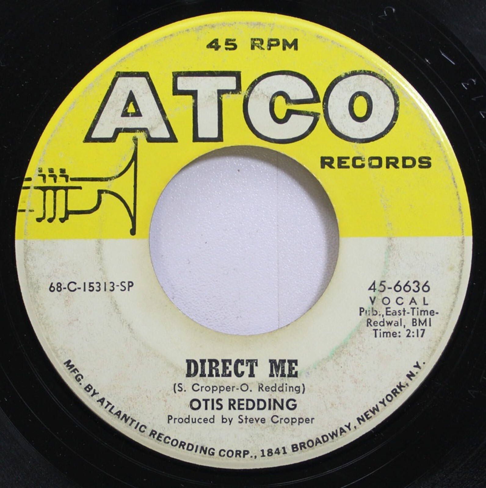 Soul 45 Otis Redding - Direct Me / Papa'S Got A Brand New Bag On Atco ...