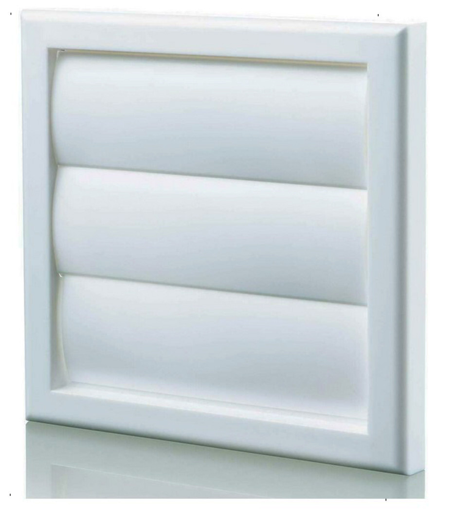 Gravity Grille External Ducting Air Vent with Round Spigot Intake Wall ...