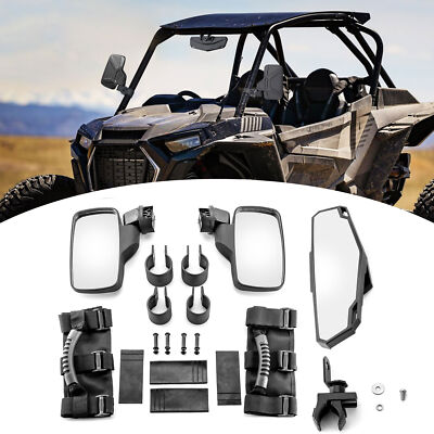UTV Rear Side & Center View Convex Mirrors For CFMOTO ZFORCE 500 800 ...