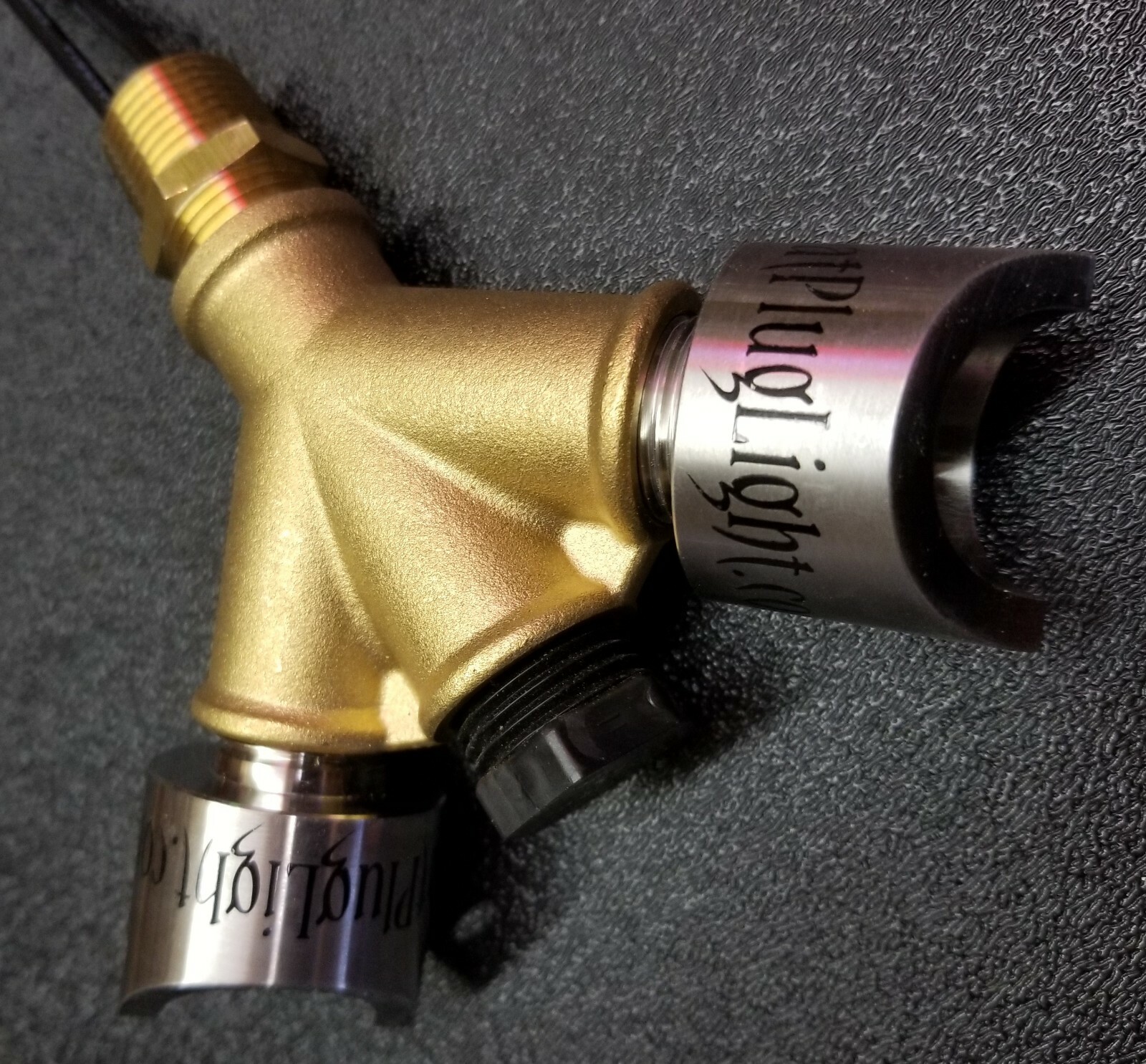 WHITE CD-WT2 BRASS LED BOAT DRAIN PLUG LIGHT MADE IN THE USA! THE ...