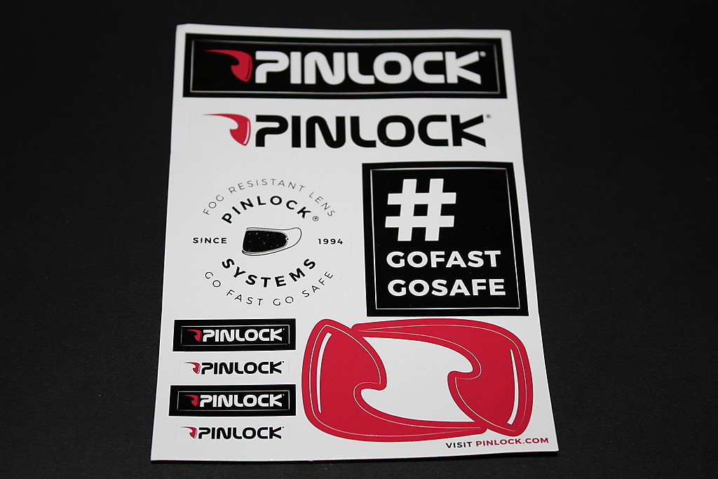 +086 Pinlock Pin Lock Visor Helmet Antifog Sticker Decal | eBay