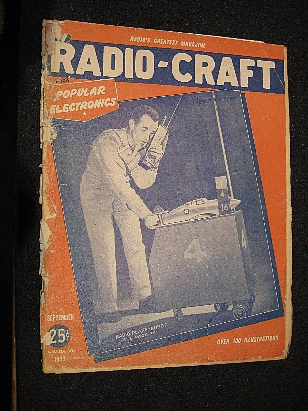 RADIO CRAFT - SEPTEMBER 1943- SQUARE-WAVE GENERATOR - THYRATRON ...