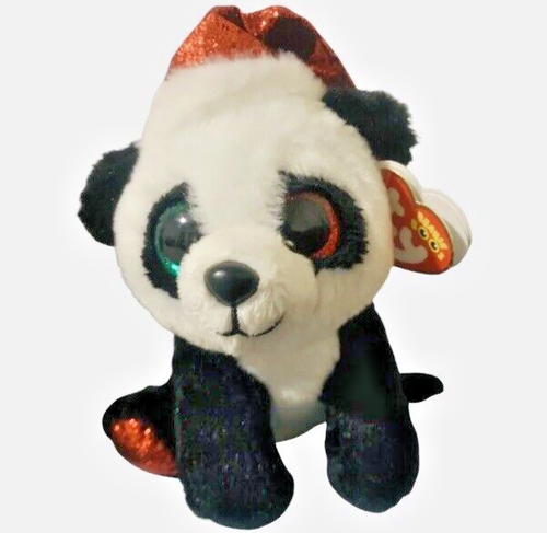 Ty Beanie Boos PANDY CLAUS the Christmas Panda Bear 6" Claire's ...