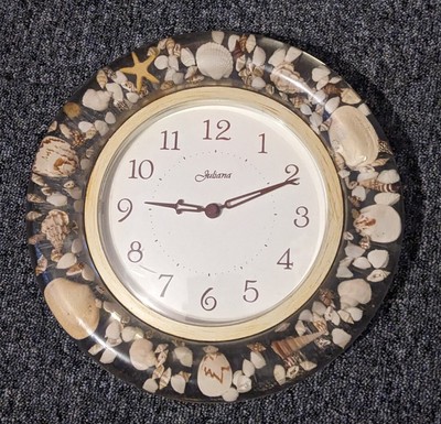 Resin Seashell Wall Clock (Juliana) | eBay UK