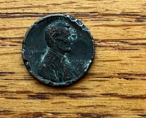 1985 Lincoln penny bn ERROR DAMAGED chipped edges RARE | eBay