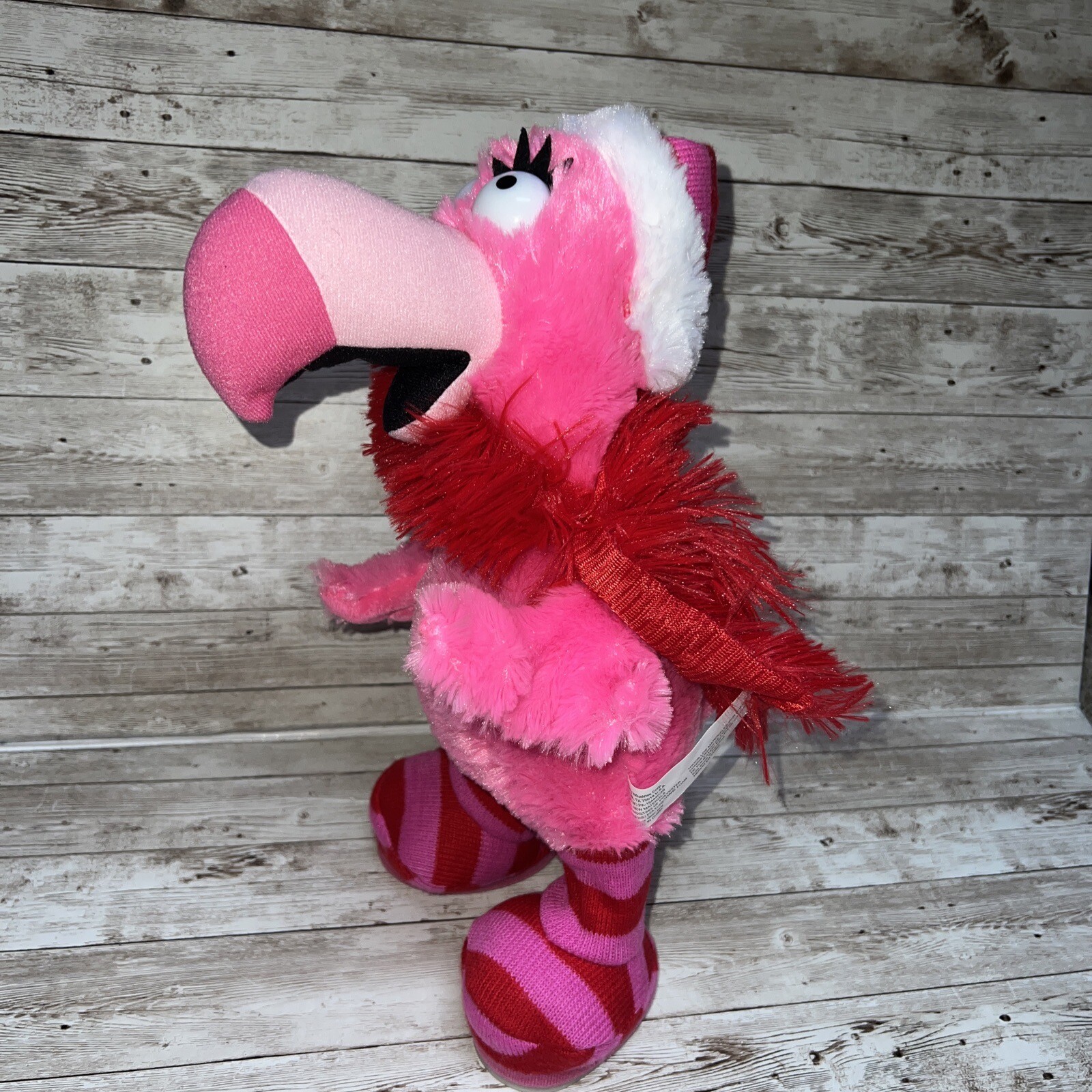 Gemmy Pink Flamingo Animated Singing Dancing Bird "respect" Song for ...