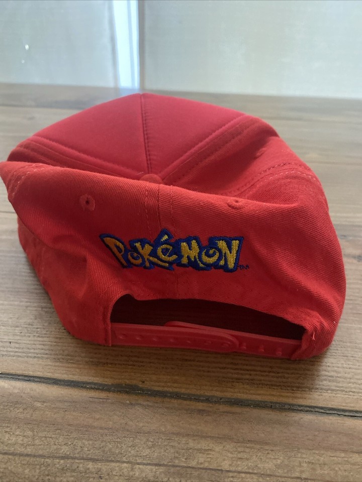 Pokemon Trainer Ash Ketchum Adjustable Snapback Hat Cap Poke Ball ...
