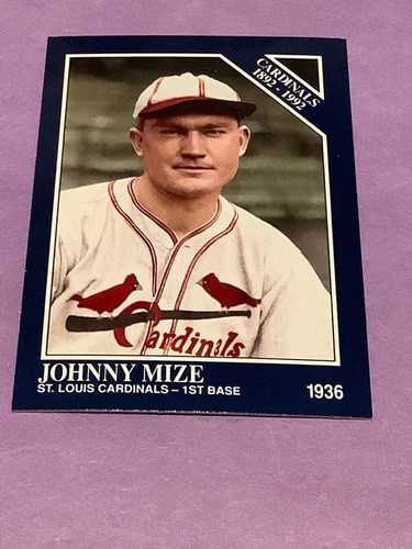 1994 sporting news conlon collection johnny mize #28 colorized HOF dead ...