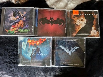 Batman Soundtrack CD Lot Of 5 Dark Knight Trilogy, Batman Forever Danny ...