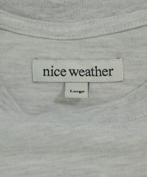 Nice Weather T-Shirt Cut And Sew Men'S L Light Gray Used Vintage ...