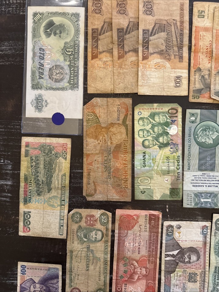 Lot Of 42 Vintage Paper Money Currency 113 | eBay