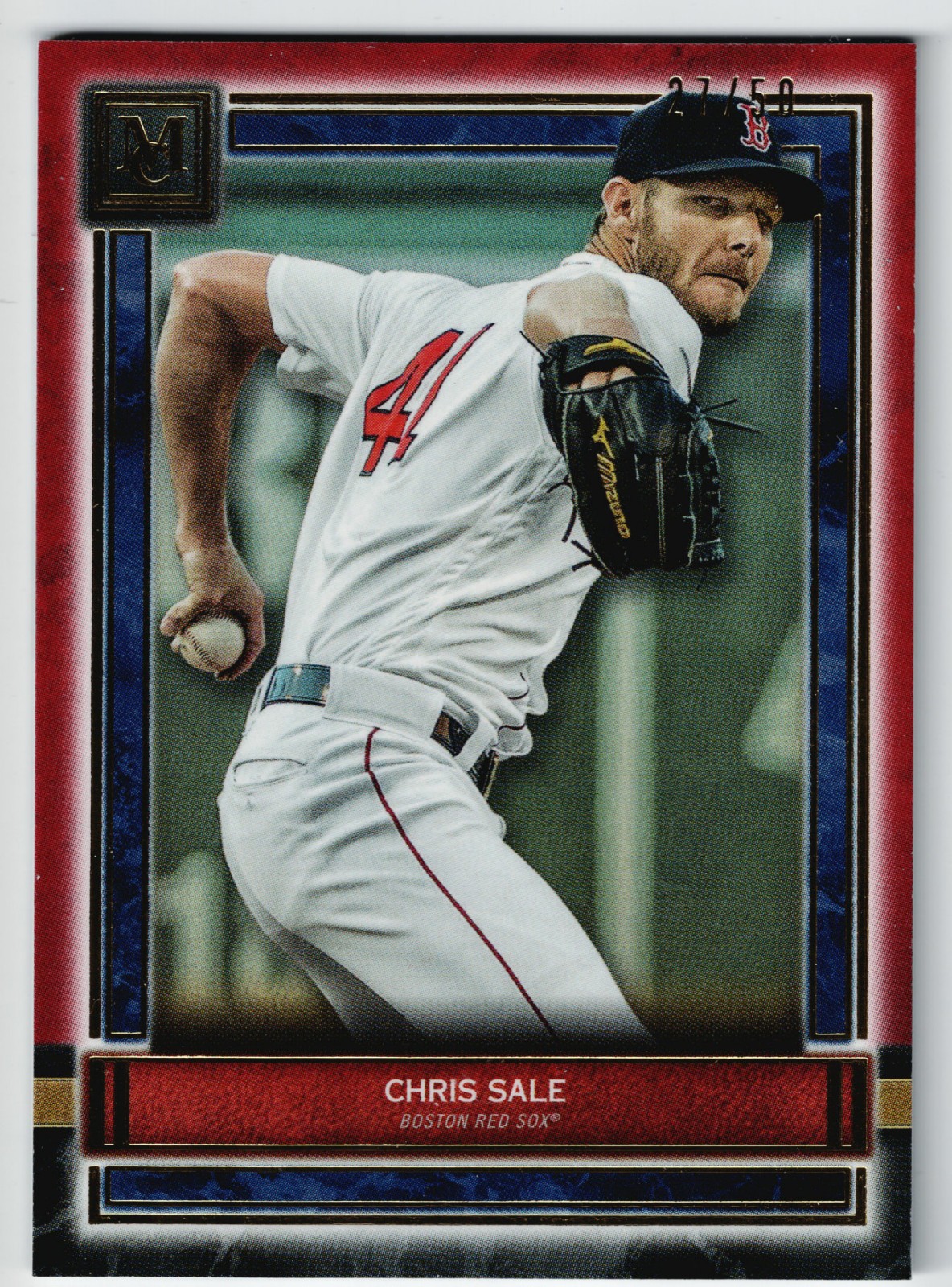 Chris Sale 2020 Topps Museum Collection #95 Ruby /50 Price Guide ...