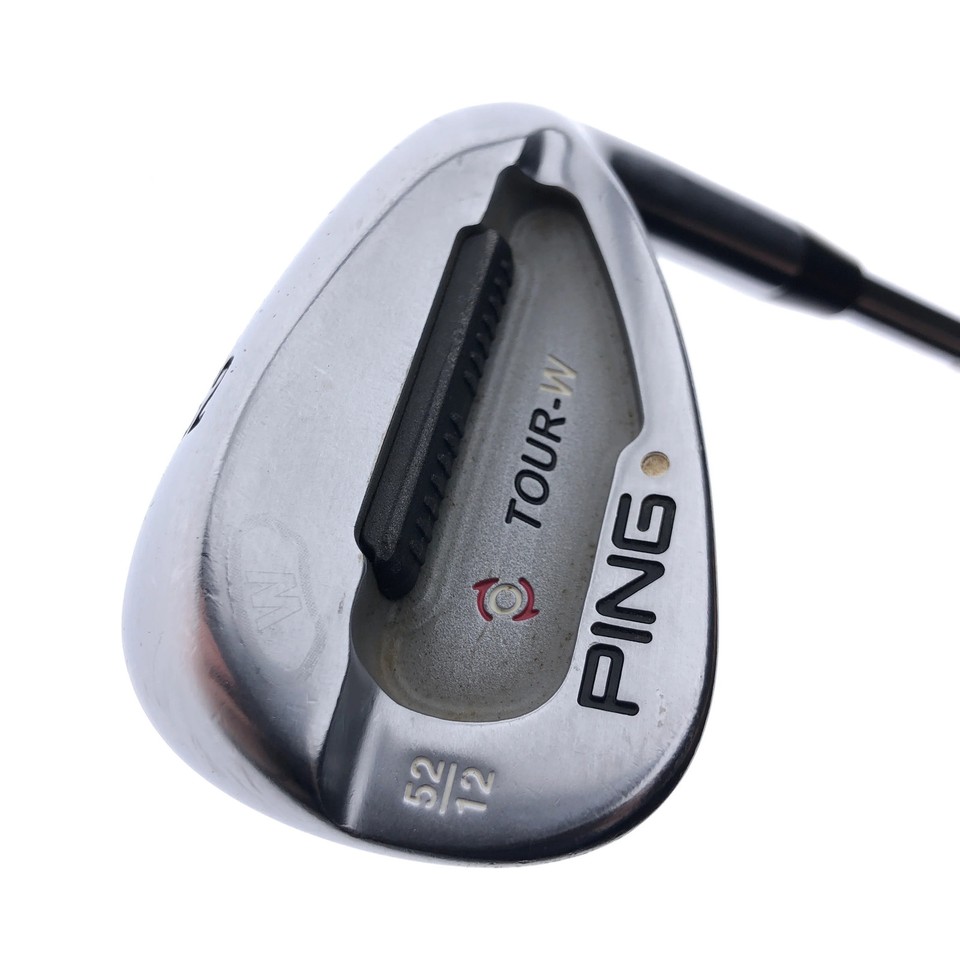 Used Ping Tour-W Brushed Silver Gap Wedge / 52.0 Degrees / Wedge Flex ...