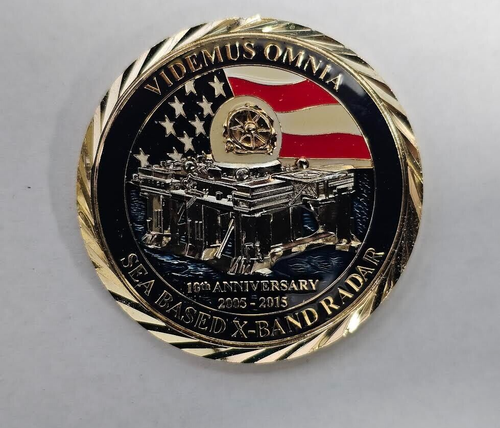 Raytheon X Band Sea Based Radar Challenger Commemorative Coin 10th ...
