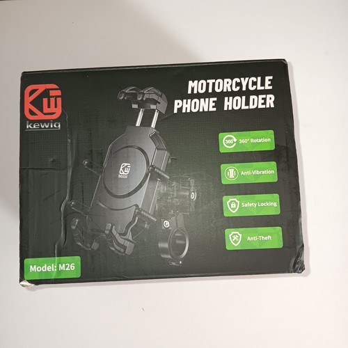 kewig motorcycle phone mount. New In Box. 360 Rotation, Anti Theft ...