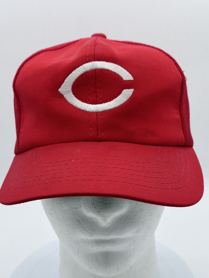 Vintage Original 1980s CINCINNATI REDS MLB Sports Specialties Mesh Back ...