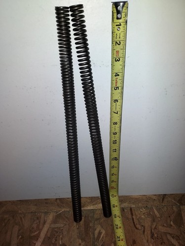 NOS Motorcycle Front Suspension 17" Fork Springs Just over 3/4" wide ...