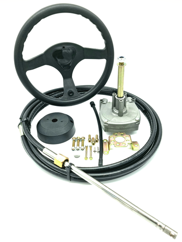 Boat Steering Kit 15FT PLANETARY GEAR STEERING SYSTEM INCLUDING ...