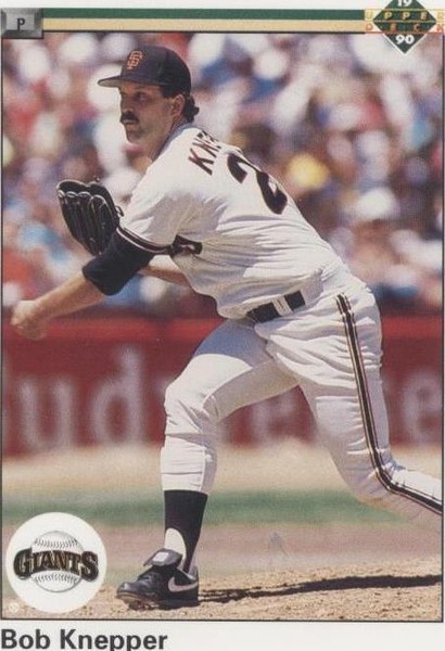 1990 Upper Deck - #599 Bob Knepper for sale online | eBay