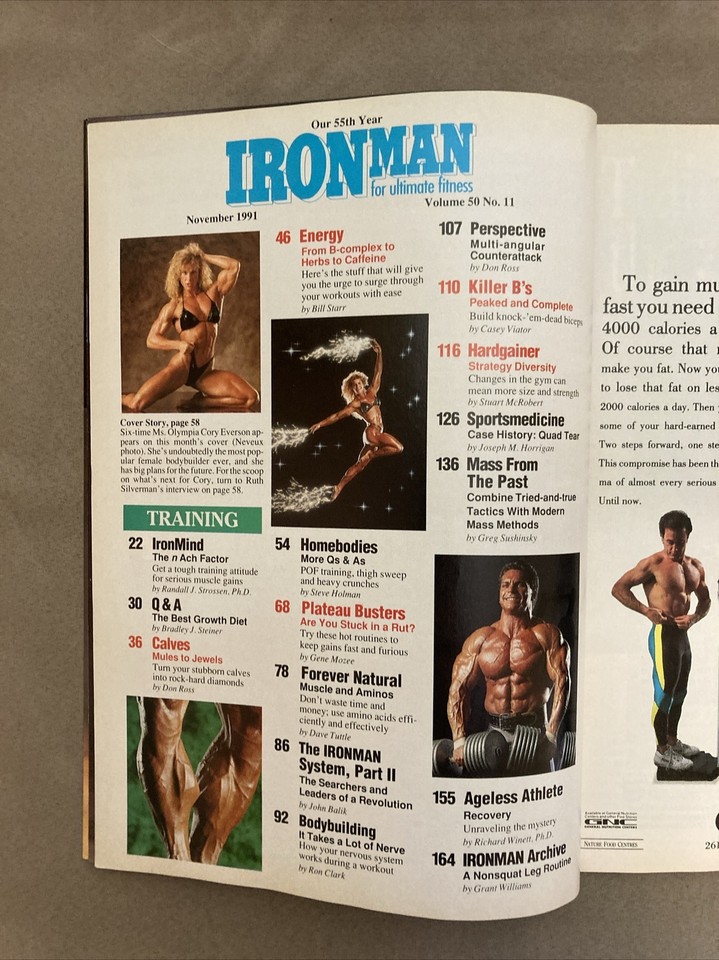 Ironman Bodybuilding Muscle Magazine / Cory Everson / 11-91 | eBay