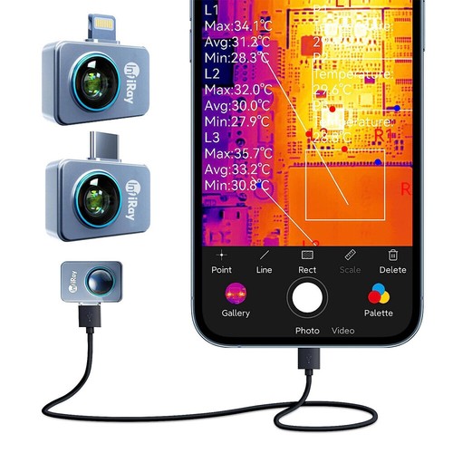 For P2 PRO Thermal Camera 256x192 Infrared Thermal Imager iPhone ...