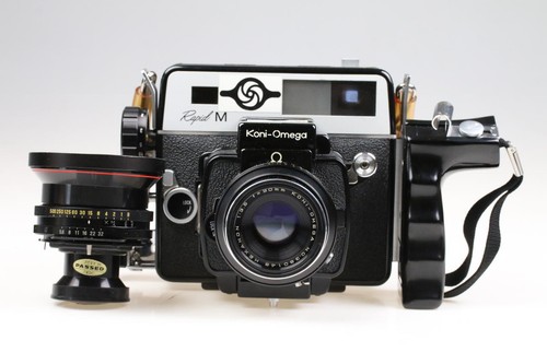 KONICA Koni-Omega Rapid M with 90mm f/3.5 and 60mm f/5.6 - SNr: 41303C ...