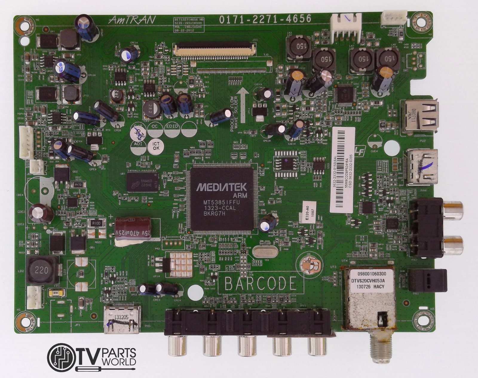 Vizio E320-A0 Main Board 3632-2332-0150 E320-A0, 55M9CDD8P52416A | eBay