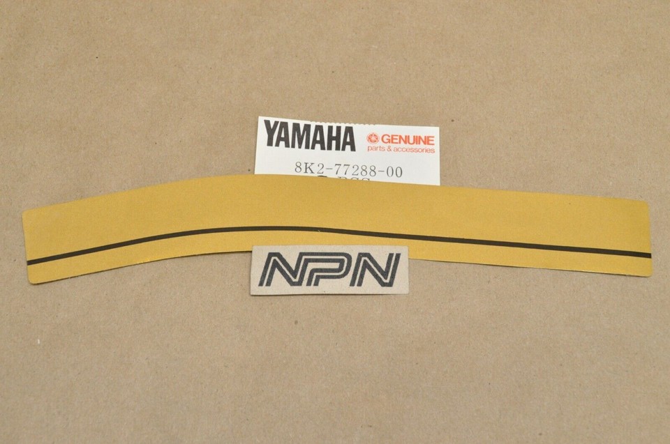 Yamaha Stripe Decal Sticker SRX440 1980 Hood Shroud NOS OEM 8K2-77288 ...