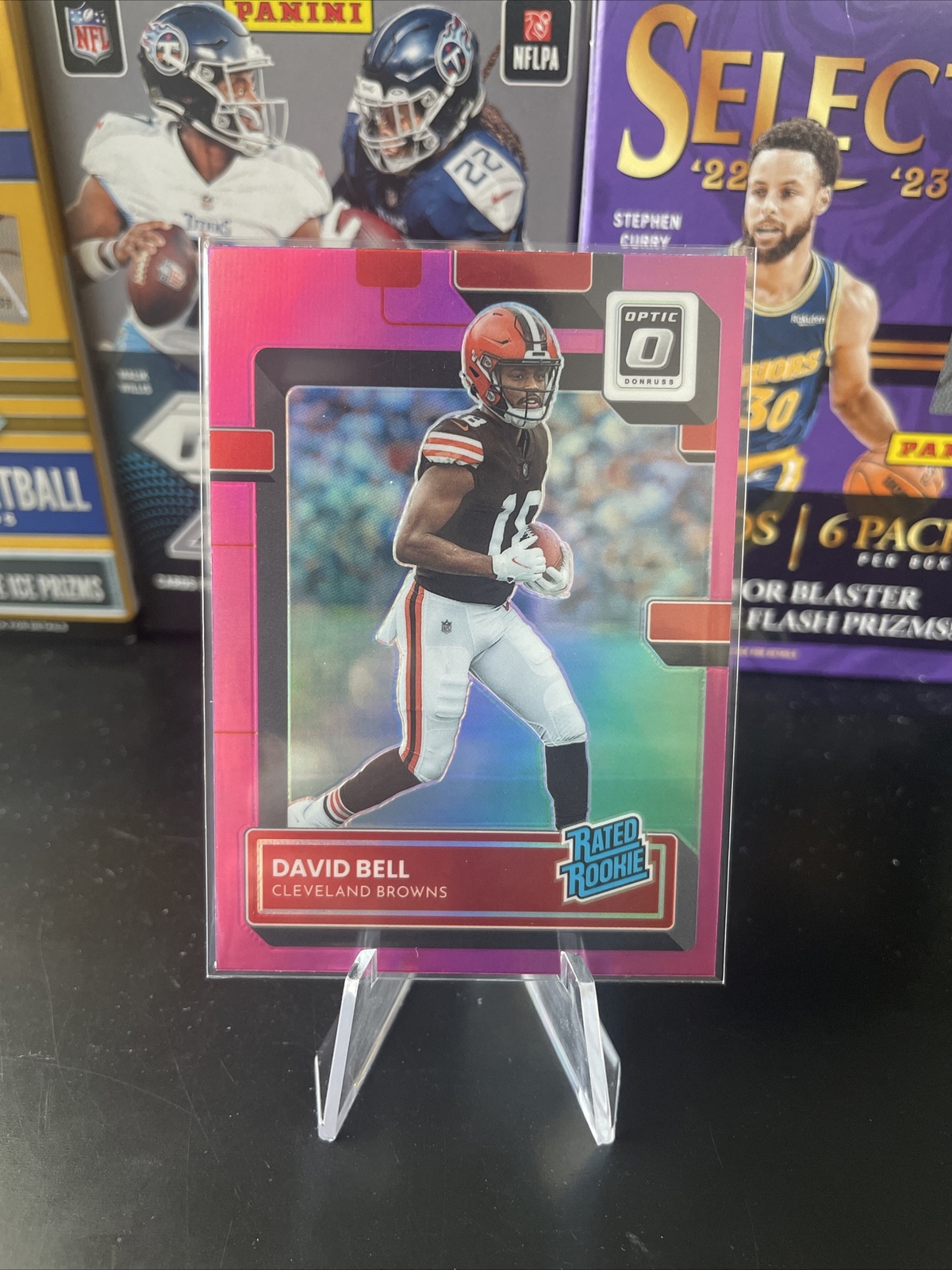 David Bell Rookie RC 2022 Panini Donruss Optic Pink Holo Prizm #232 ...
