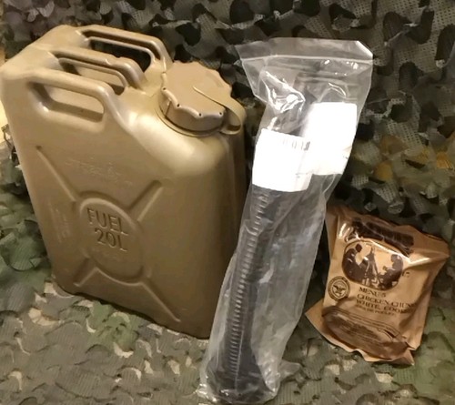 New Scepter Olive Drab Military Fuel Can With NEW SPOUT 5 Gallon 20 L ...