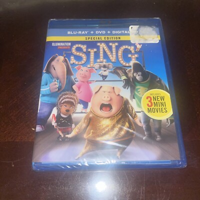 Sing Blu-ray Special Edition Brand New | eBay