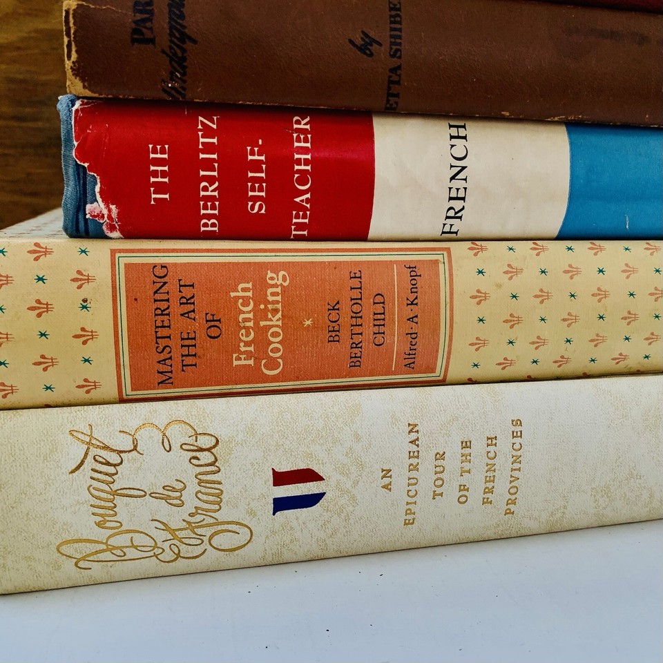 Bouquet de FRANCE Instant Library Lot of 13 Old Vintage Books French ...