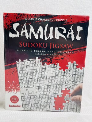 Samurai Sudoku 550 Piece Jigsaw Puzzle New Sealed | eBay