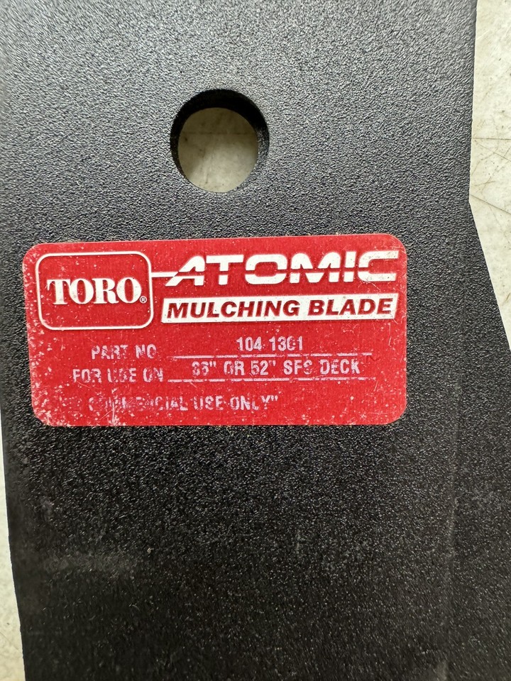 TORO 36” Atomic Mulching Blades for Toro 104-1301 106-0626 56-2390 (2 ...