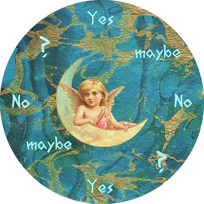 5" Angel Board - Pendulum Dowsing Divination Board -"Luna" | eBay